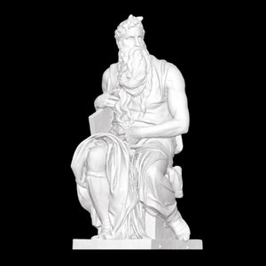 Moses Bust, Moses Sculpture, Moses Statue, Jewish Sculpture, Judaism ...