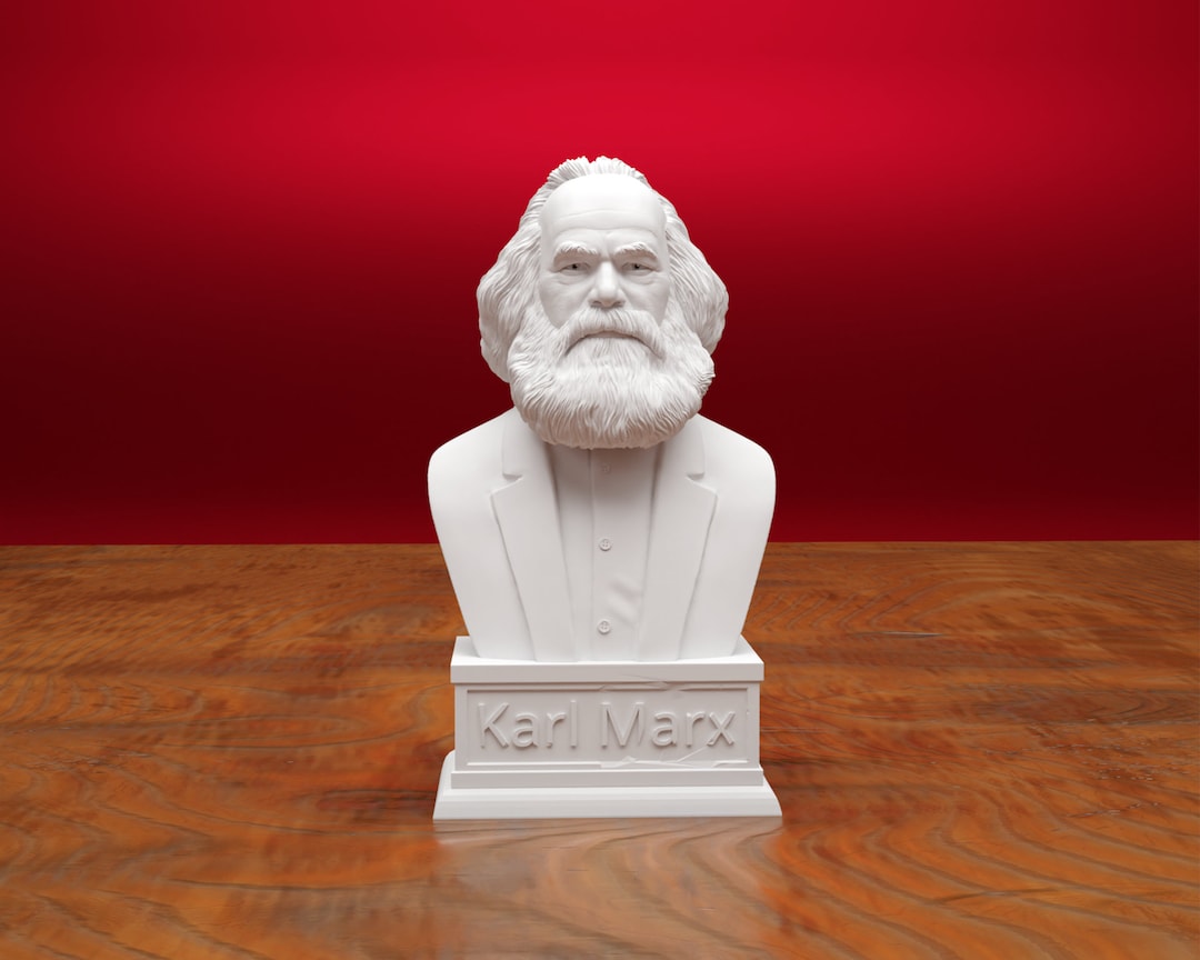 Karl Marx Bust, Karl Marx Statue, German Philosopher, 3D Printed Statue ...