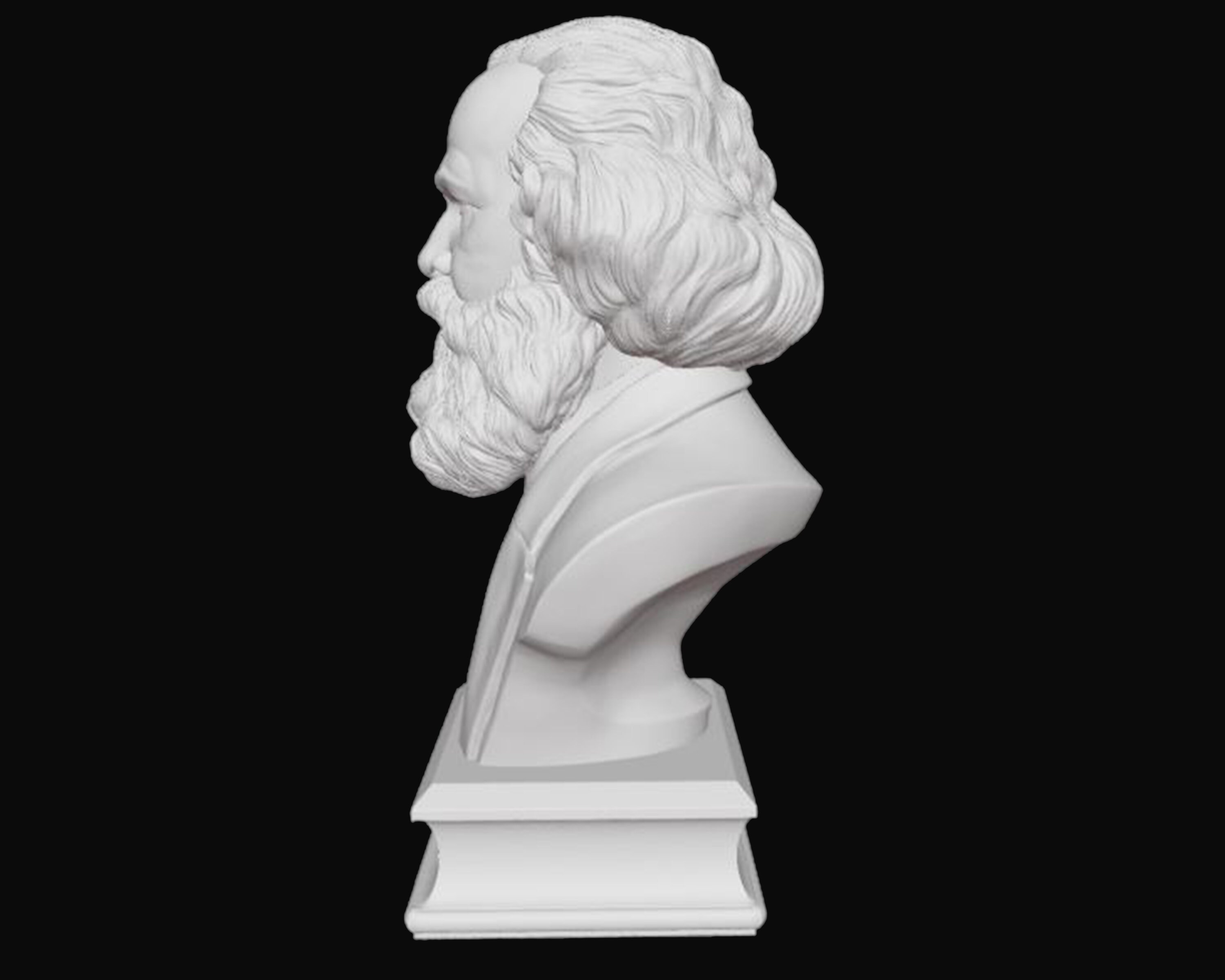 Karl Marx Bust Karl Marx Statue German Philosopher 3D - Etsy Canada