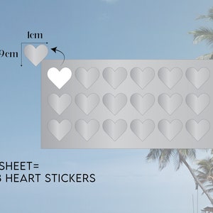 Heart Tanning Tattoo Sticker Decal. Pack of 18. | Sun Tan Bed, Skin ...