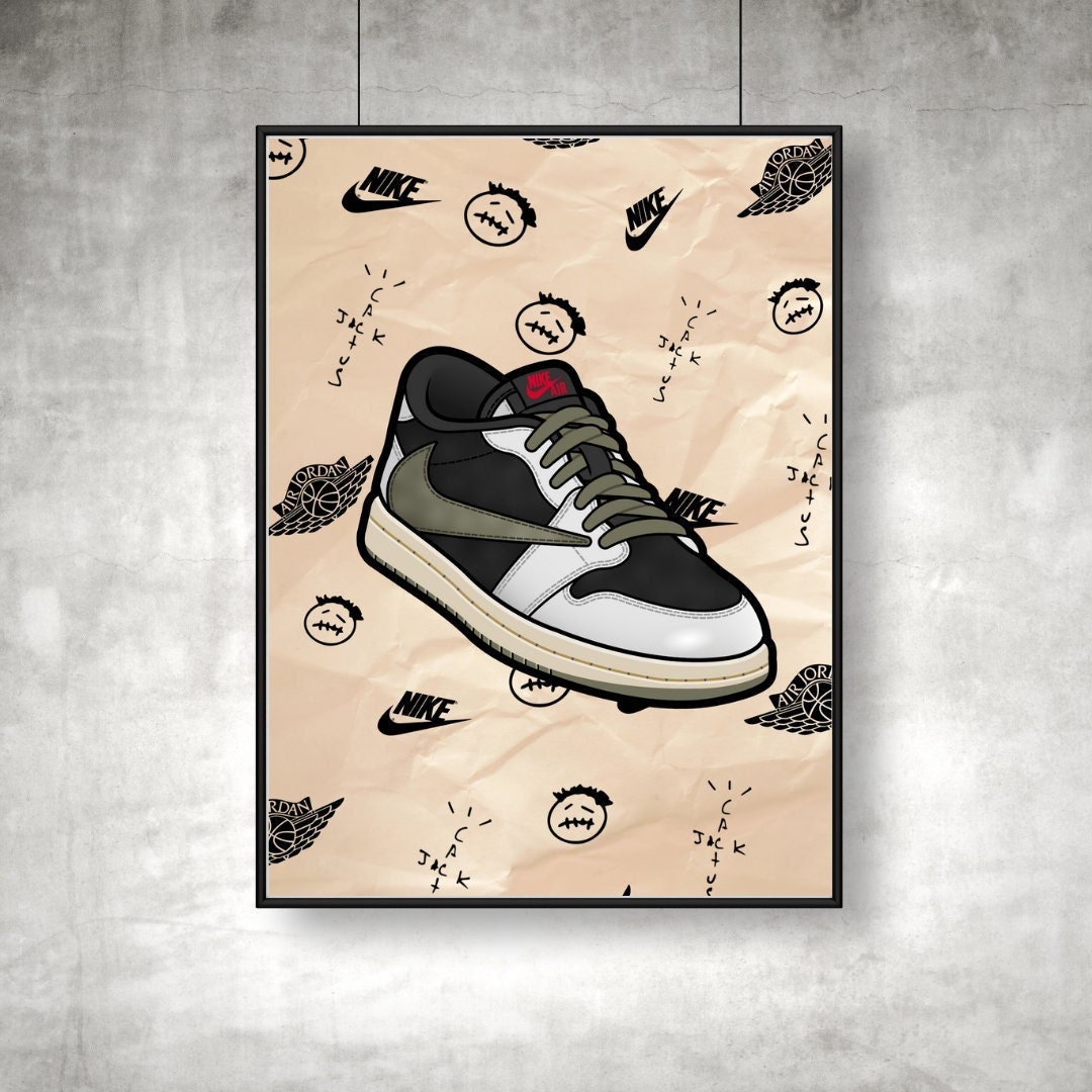 Travis Scott Low Olive, Sneaker Art, Hypebeast, Sneaker Head, Dunks ...