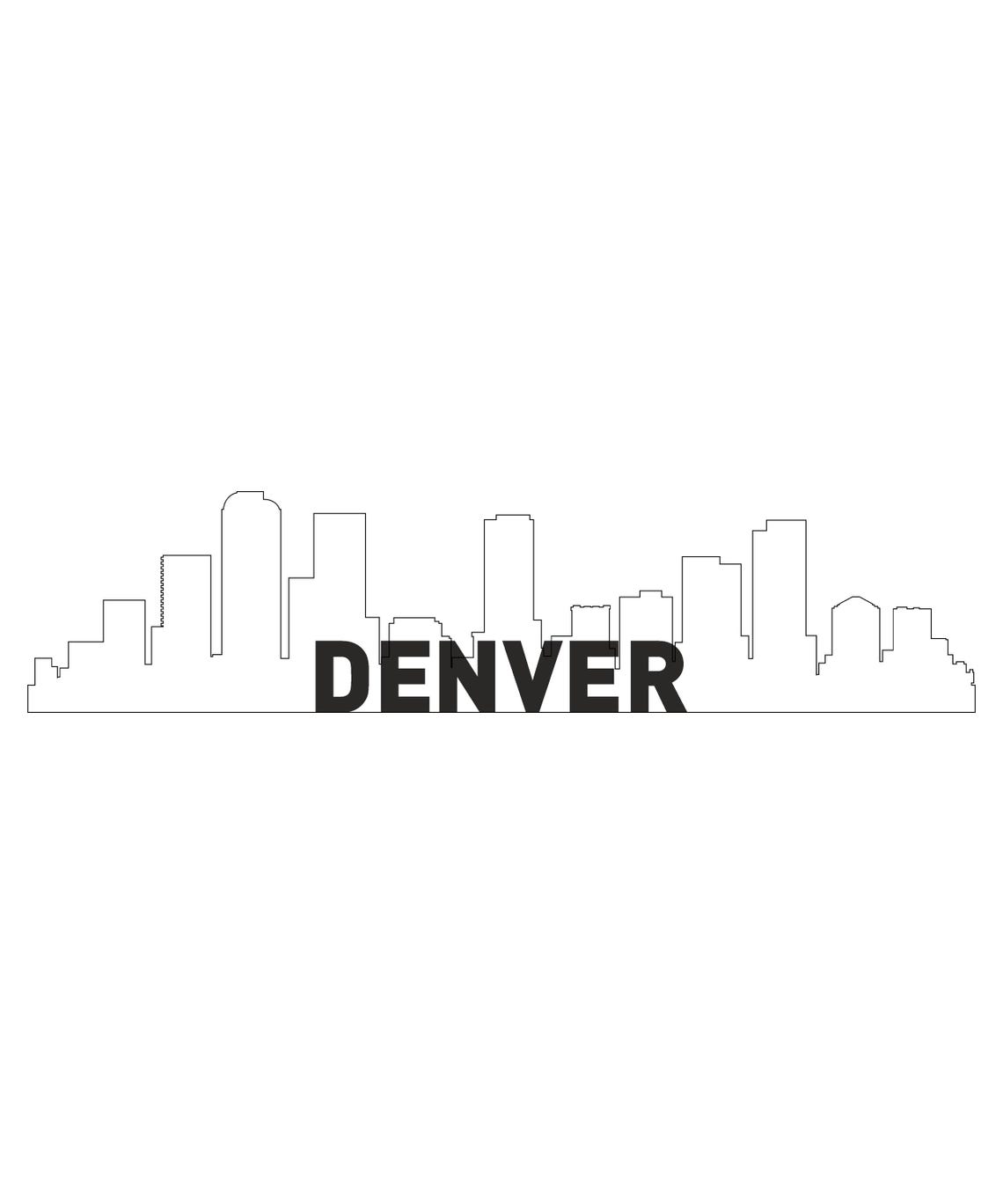 Denver Skyline SVG, Denver SVG, Denver PNG, Denver Colorado Vector ...