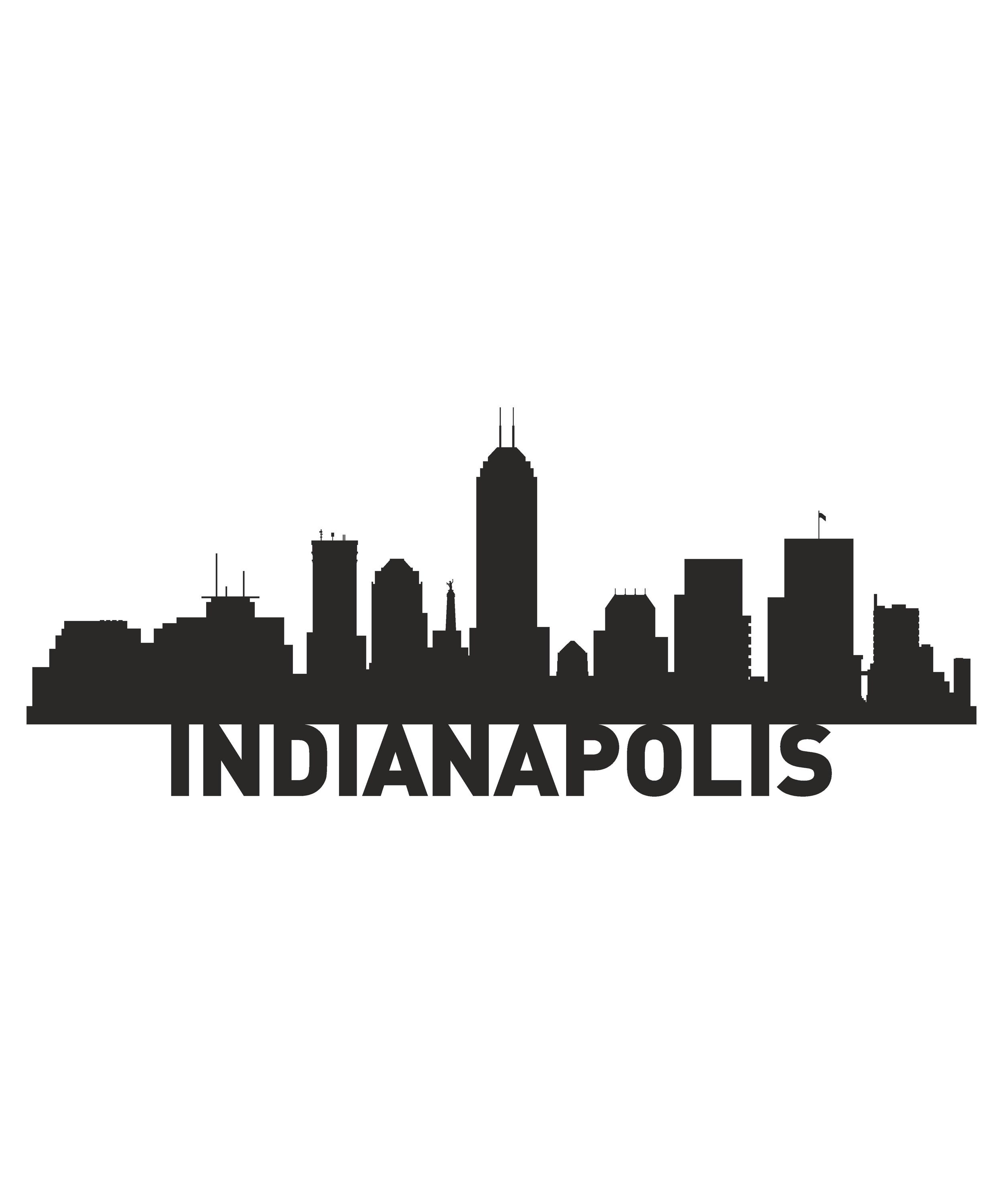 Indianapolis Skyline SVG, Indianapolis SVG, Indianapolis PNG ...