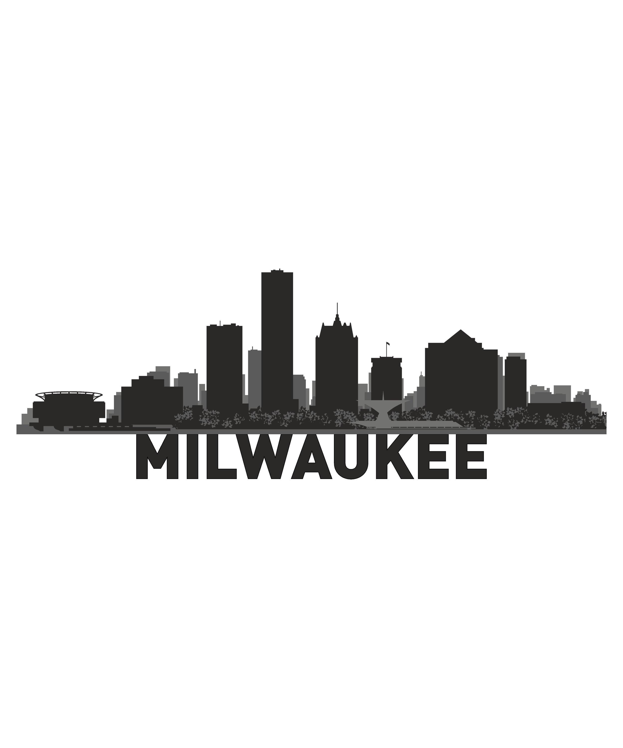 Milwaukee Skyline Svg, Milwaukee SVG, Milwaukee PNG, Milwaukee Vector ...