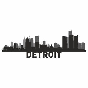 Detroit Skyline SVG, Detroit SVG, Detroit PNG, Detroit Michigan Vector ...