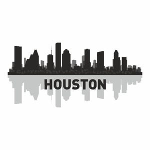 Houston Skyline SVG, Houston SVG, Houston PNG, Houston Texas Vector ...