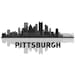 Pittsburgh Skyline SVG, Pittsburgh SVG, Pittsburgh PNG, Pittsburgh ...