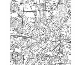 London Svg,png,cdr,ai,eps,dxf, London Map, London Art, Street Network ...
