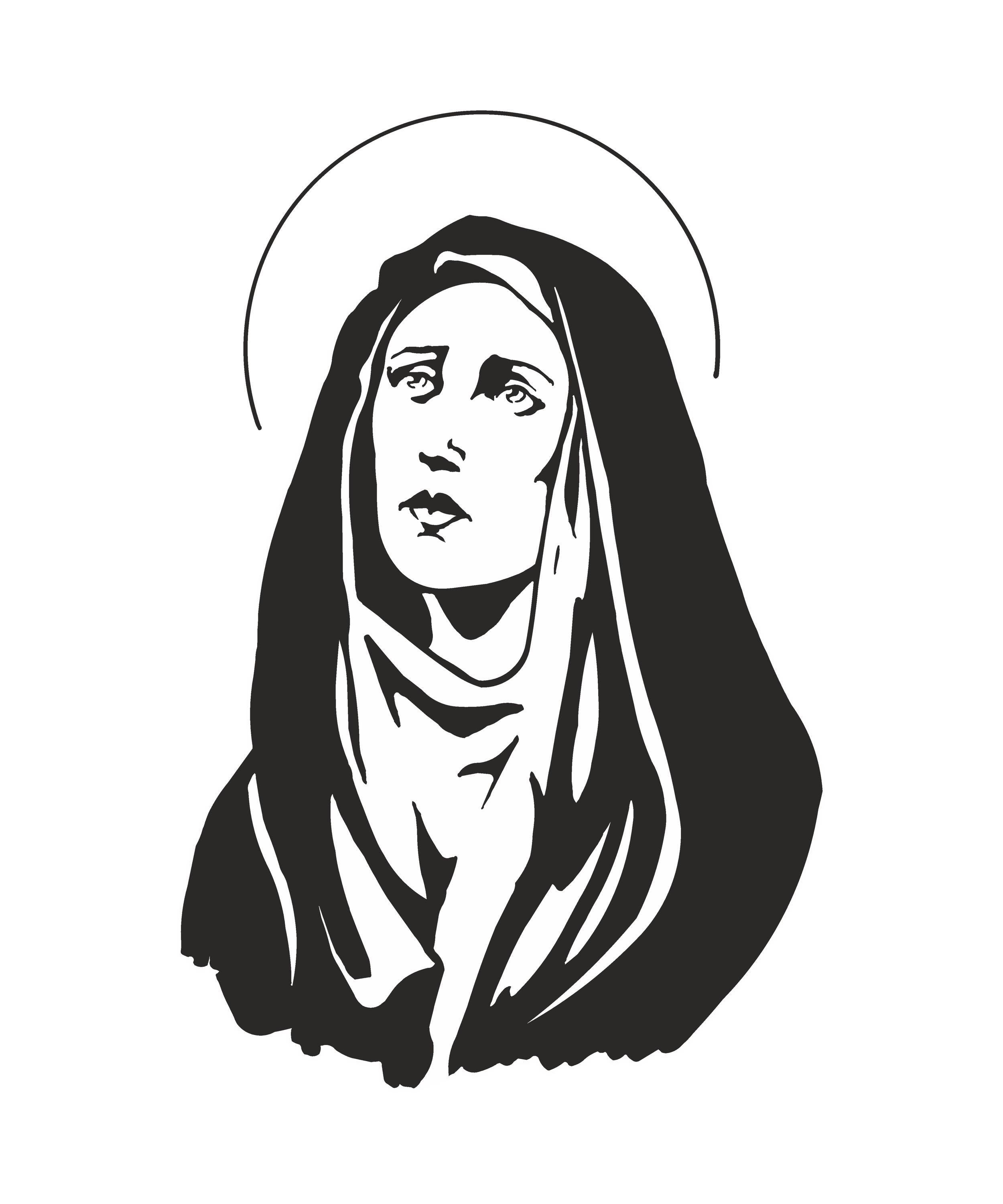 Virgen María SVG, Madre de Jesús SVG, Madre María Svg, Virgen María ...