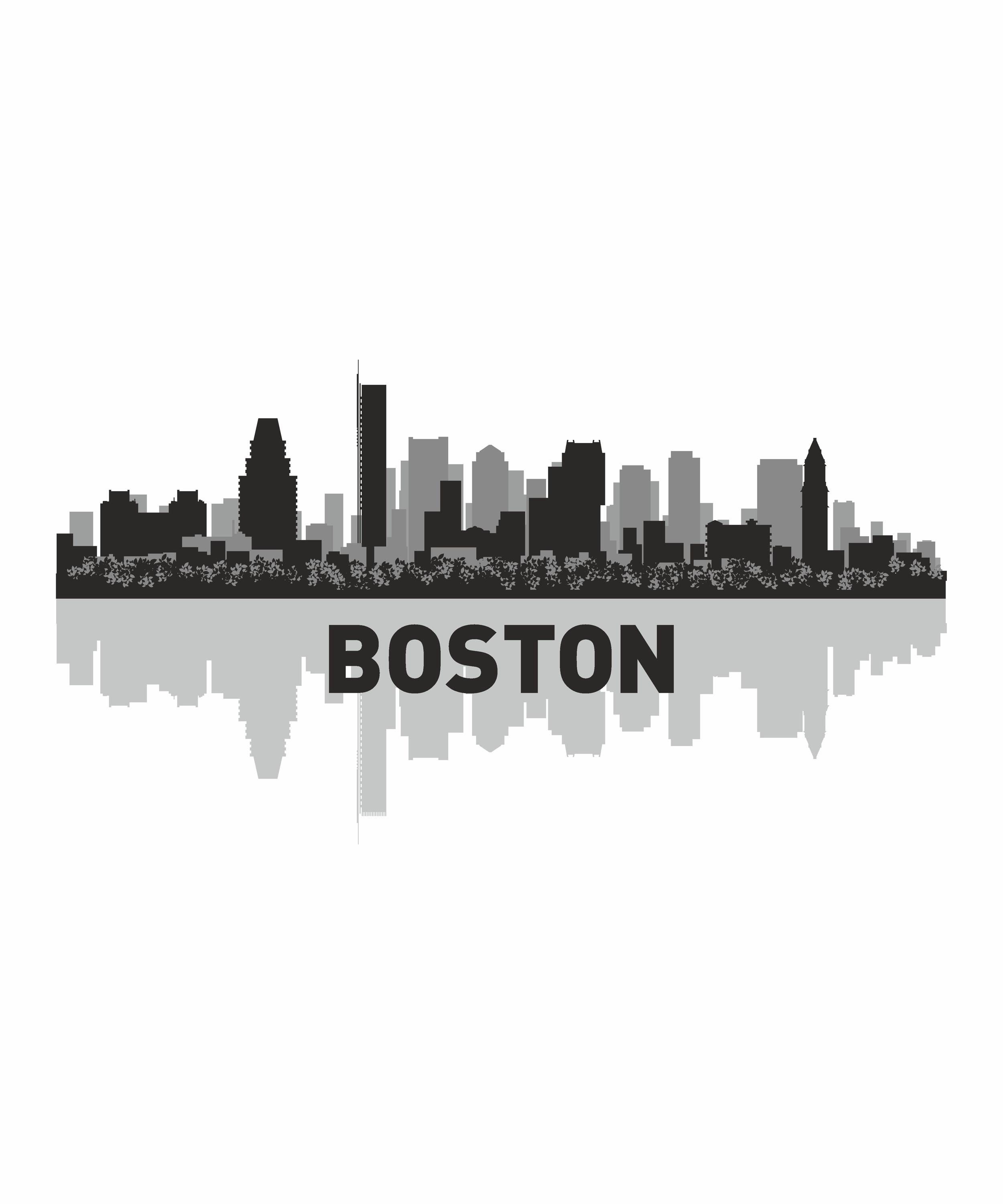 Skyline Boston Svg, Boston PNG, Boston City Vector Svg, Boston Skyline ...