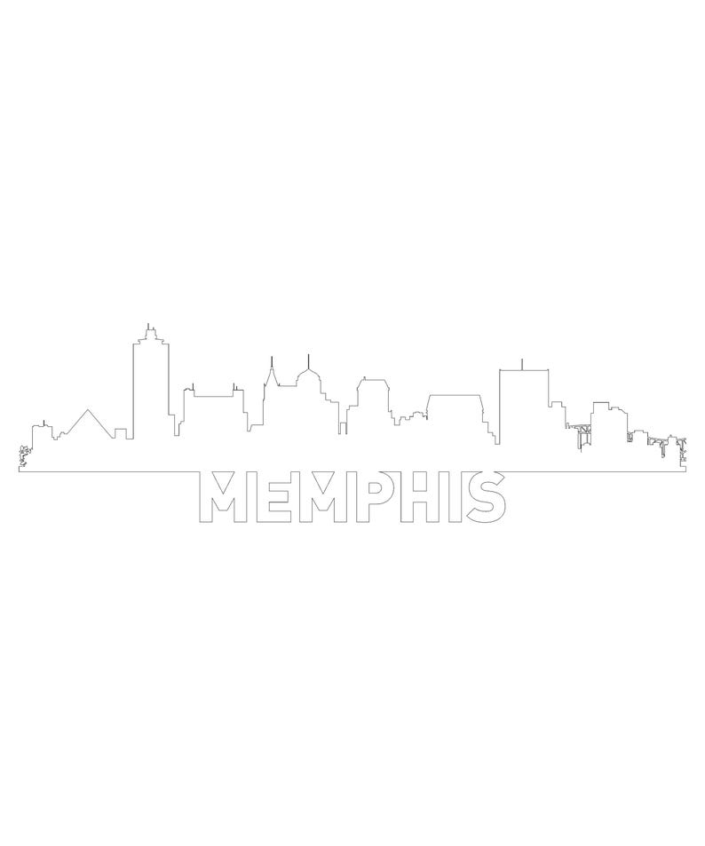 Memphis Skyline SVG, Memphis SVG, Memphis PNG, Memphis Vector, United ...