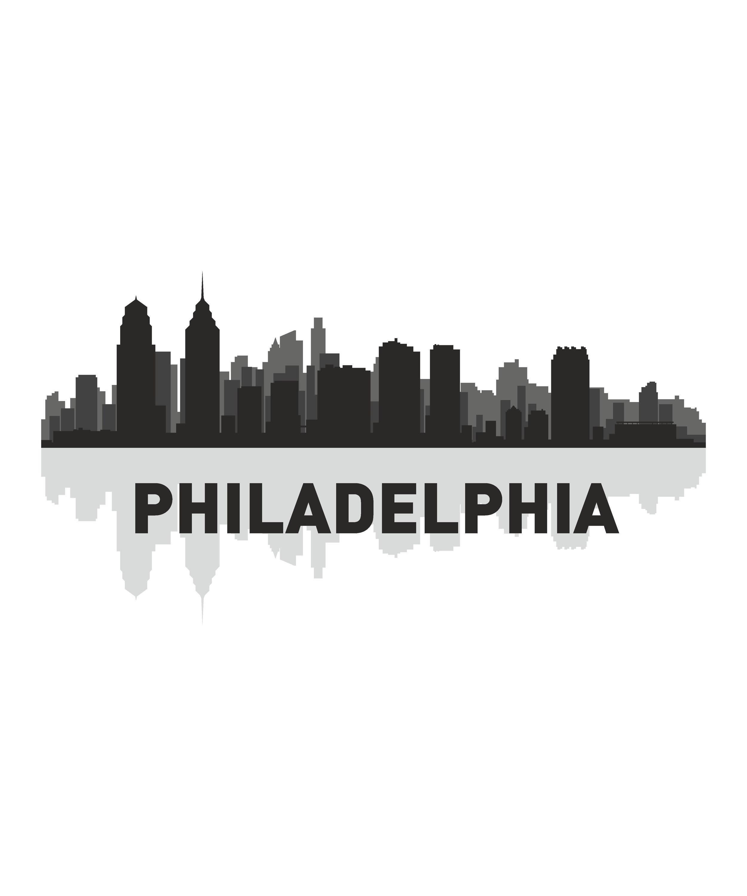 Philadelphia Skyline SVG, Philadelphia Svg, Philadelphia Silhouette ...