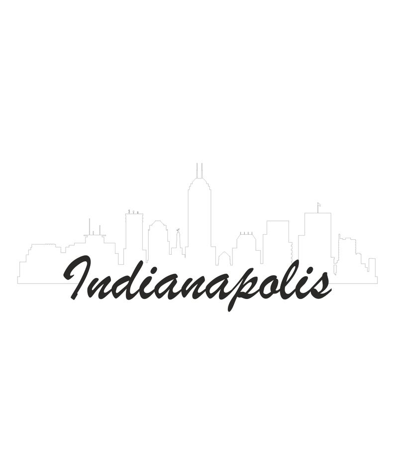 Indianapolis Skyline SVG, Indianapolis SVG, Indianapolis PNG ...