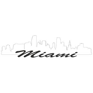 Miami Skyline SVG, Miami SVG, Miami PNG, Miami Vector, Florida Svg ...