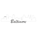 Baltimore Skyline SVG, Baltimore PNG, Baltimore Vector, Baltimore ...
