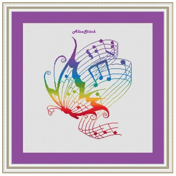 Music Note Cross - Etsy