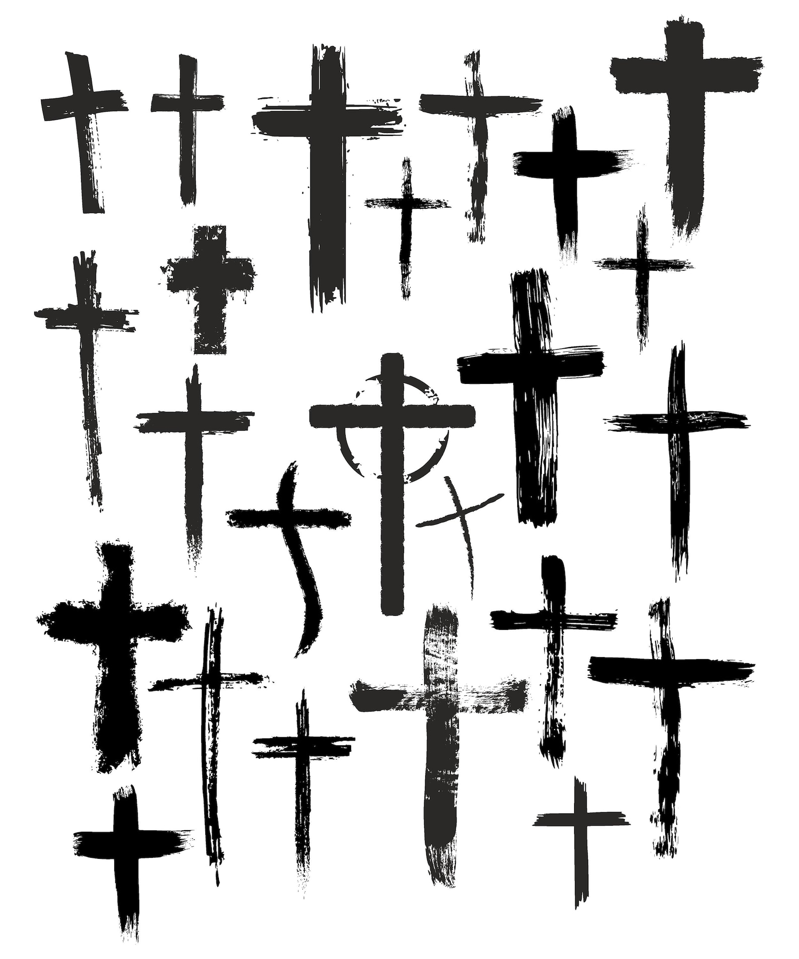 Distressed Cross Svg, Abstract Cross Svg, Distress Cross Svg, Cross SVG ...