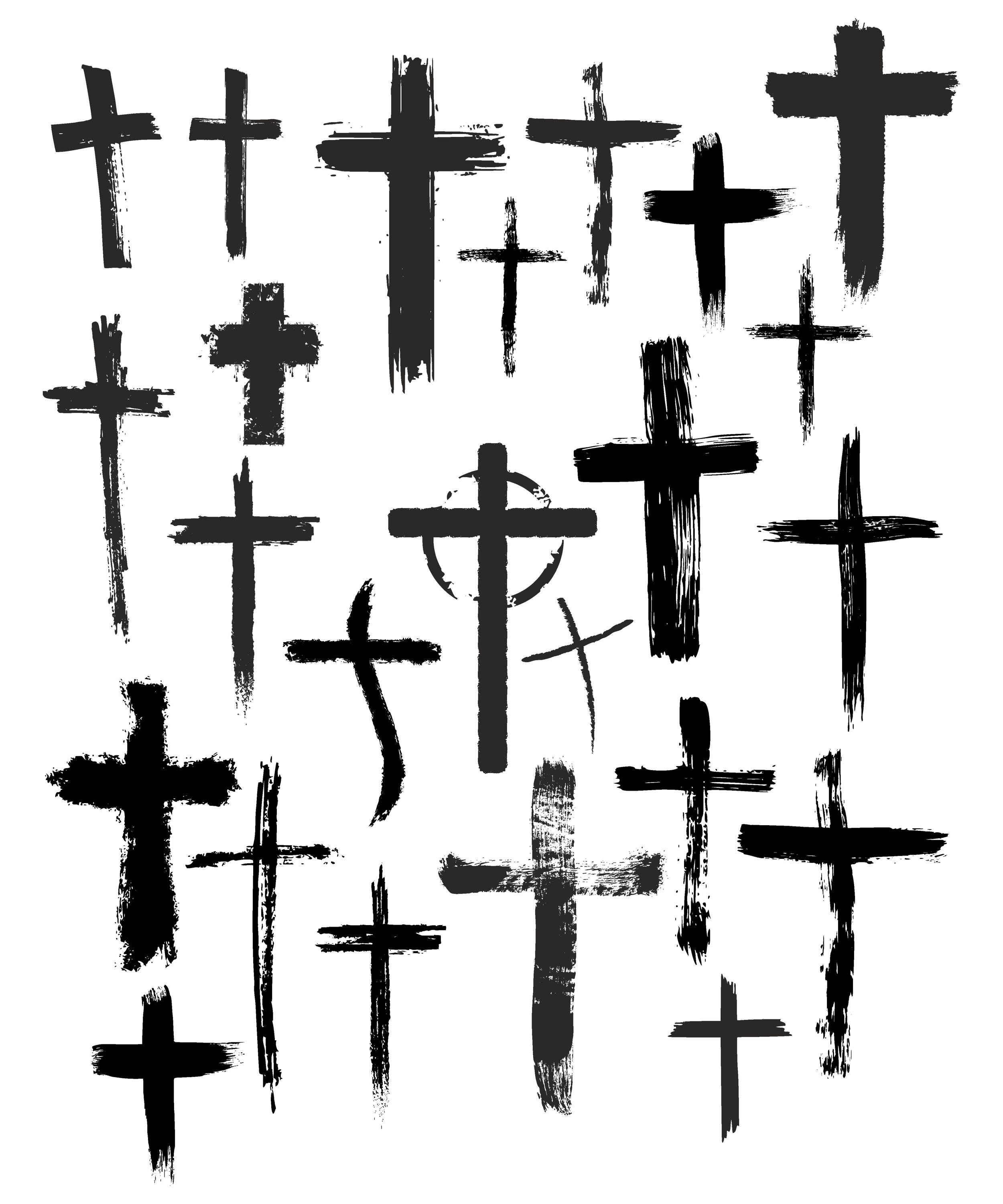 Distressed Cross Svg, Abstract Cross Svg, Distress Cross Svg, Cross SVG ...