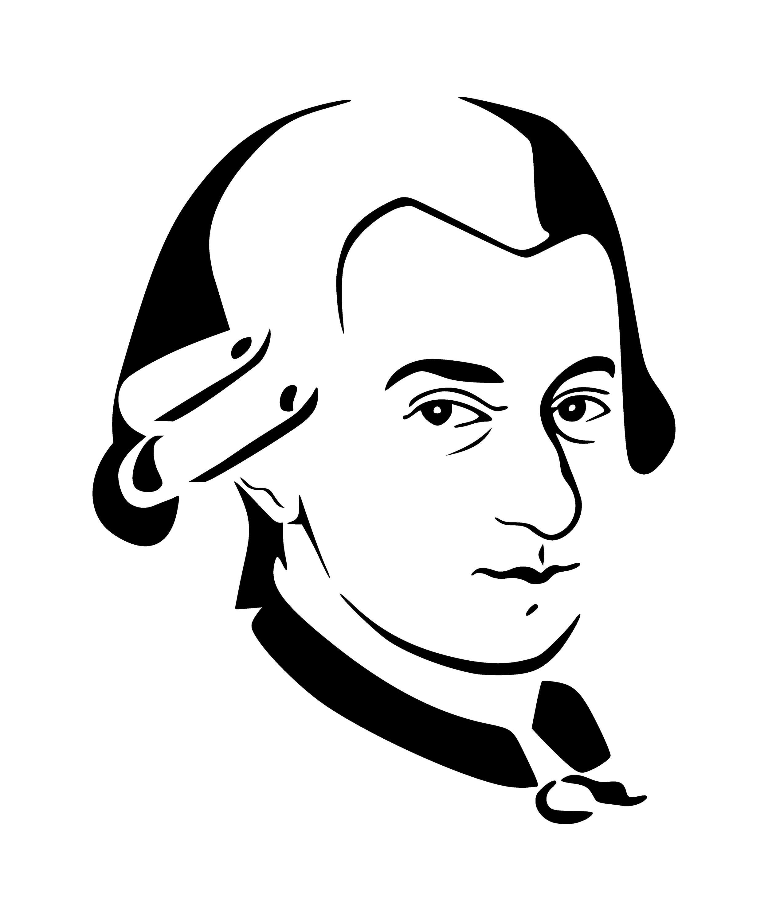 Amadeus Mozart Svg, Mozart Silhouette, Mozart Clipart, Mozart Svg ...