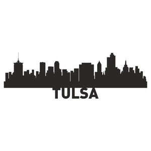 Tulsa Oklahoma SVG, Tulsa Svg, Tulsa Png, Tulsa Skyline, Tulsa Skyline ...