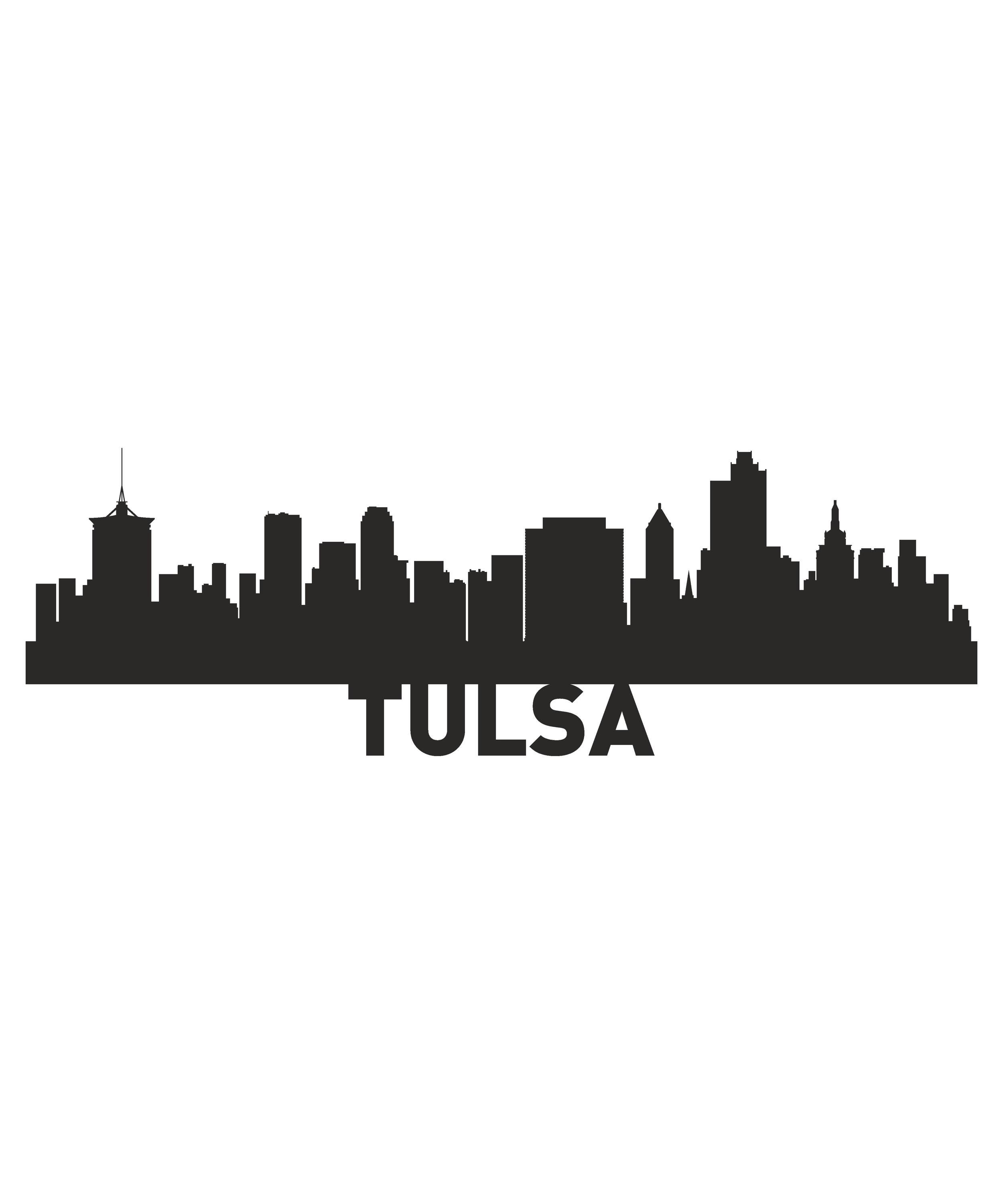 Tulsa Oklahoma SVG, Tulsa Svg, Tulsa Png, Tulsa Skyline, Tulsa Skyline ...
