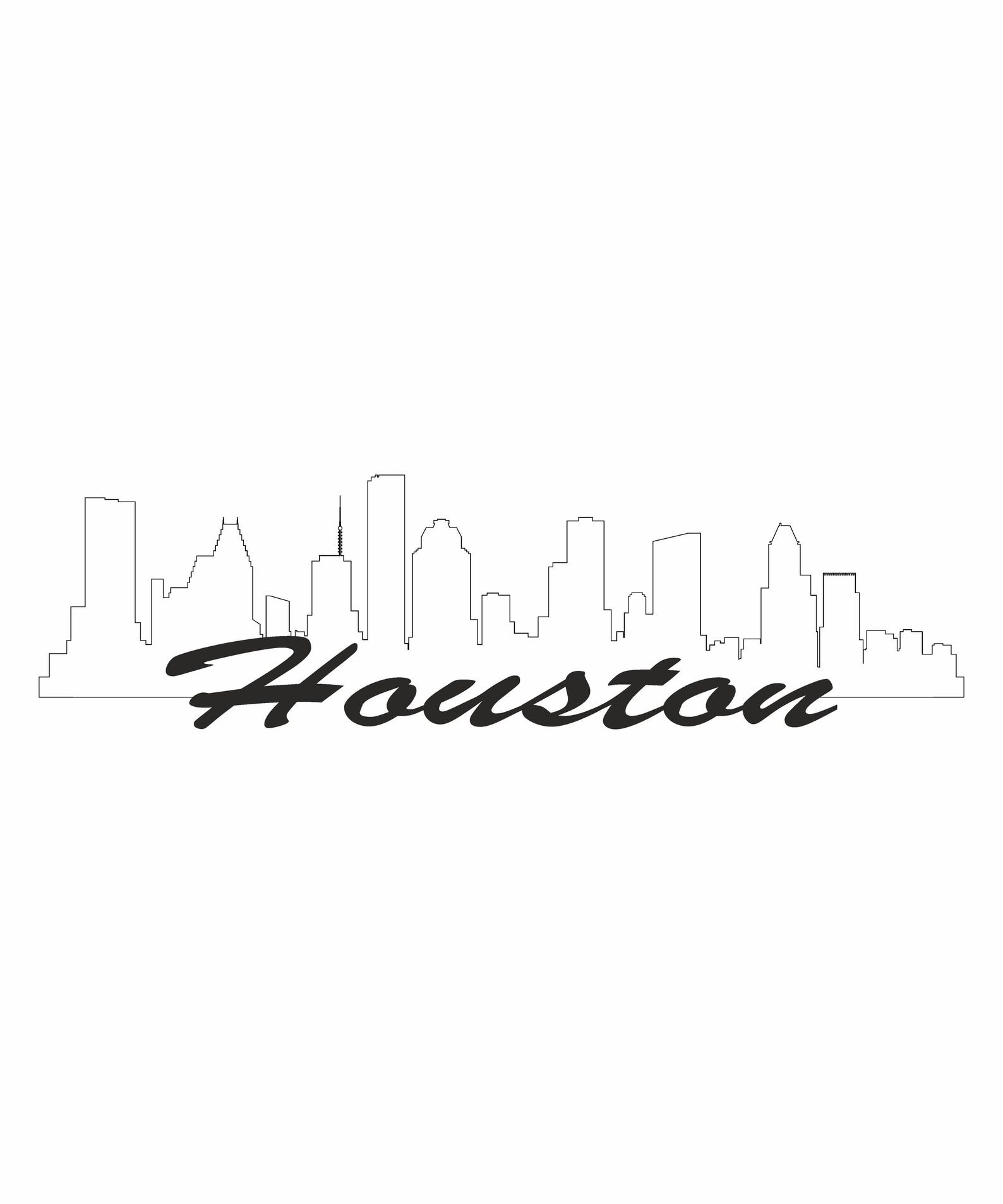 Houston Skyline SVG, Houston SVG, Houston PNG, Houston Texas Vector ...
