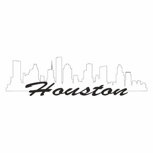 Houston Skyline SVG, Houston SVG, Houston PNG, Houston Texas Vector ...