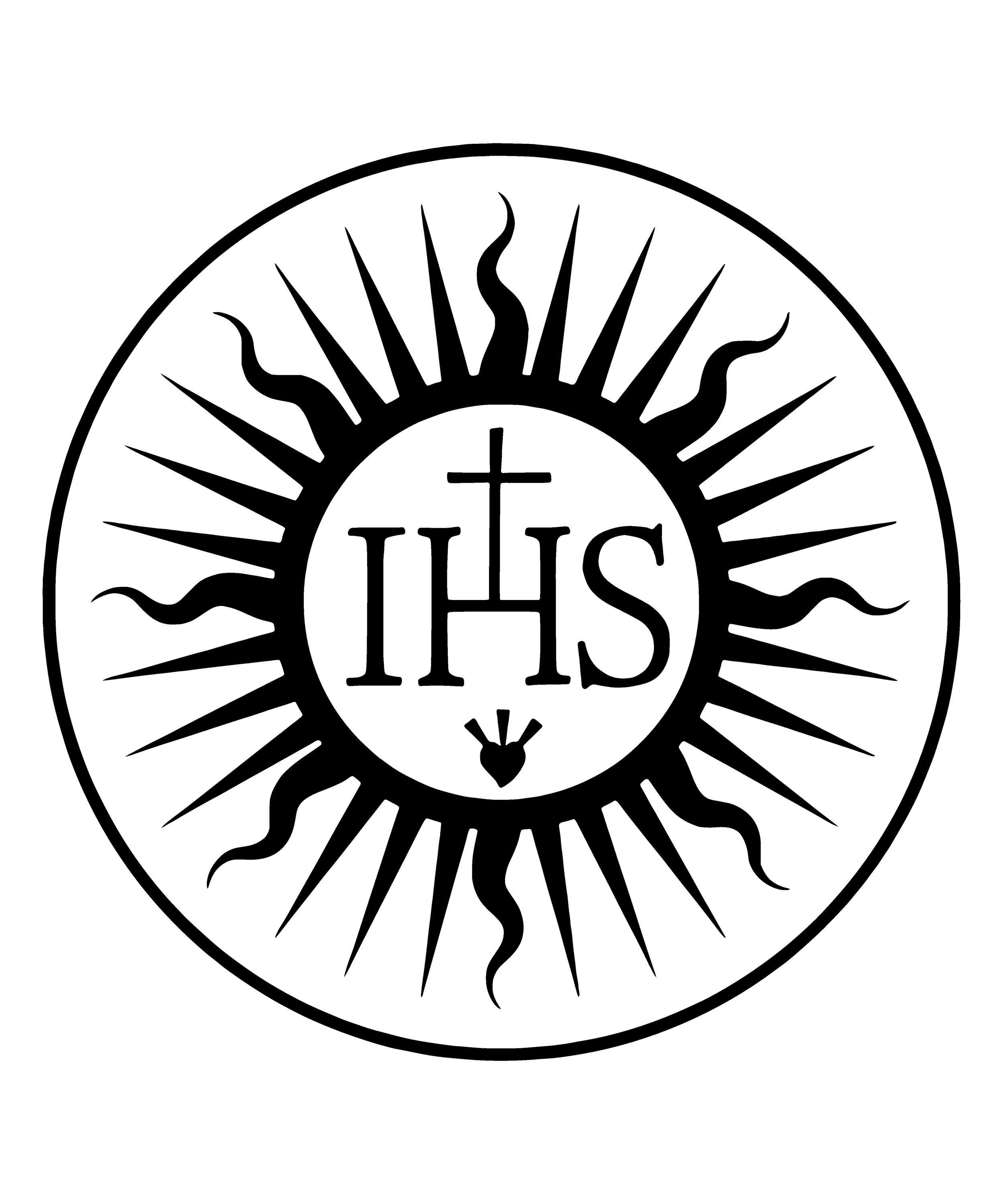 IHS Symbol Svg, the Jesuits Svg, Catholic Symbol Wall Art, Catholic Art ...