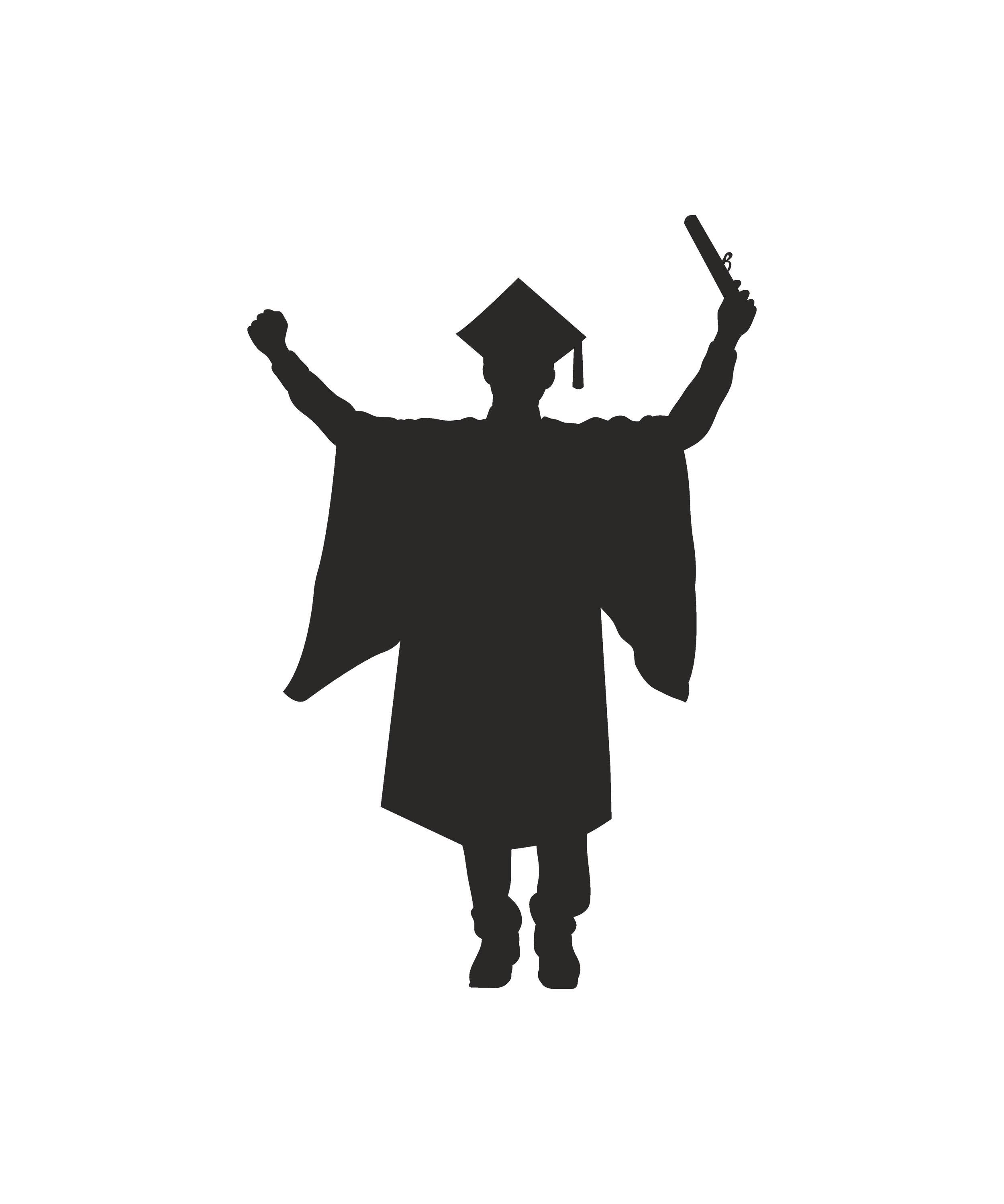 Graduation SVG, Graduate SVG, Graduation Silhouette, Student Svg ...
