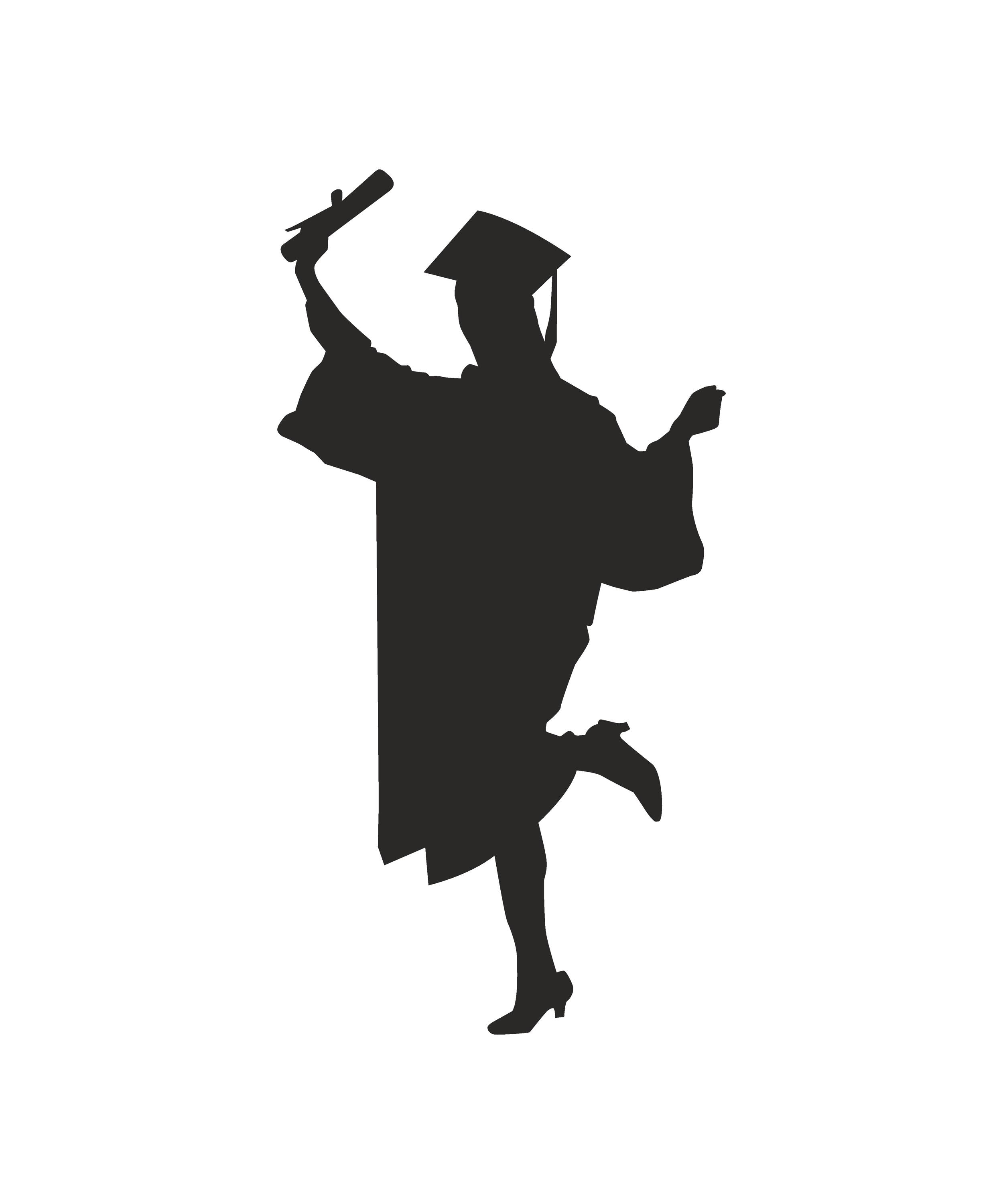 Graduation SVG, Graduate SVG, Graduation Silhouette, Student Svg ...