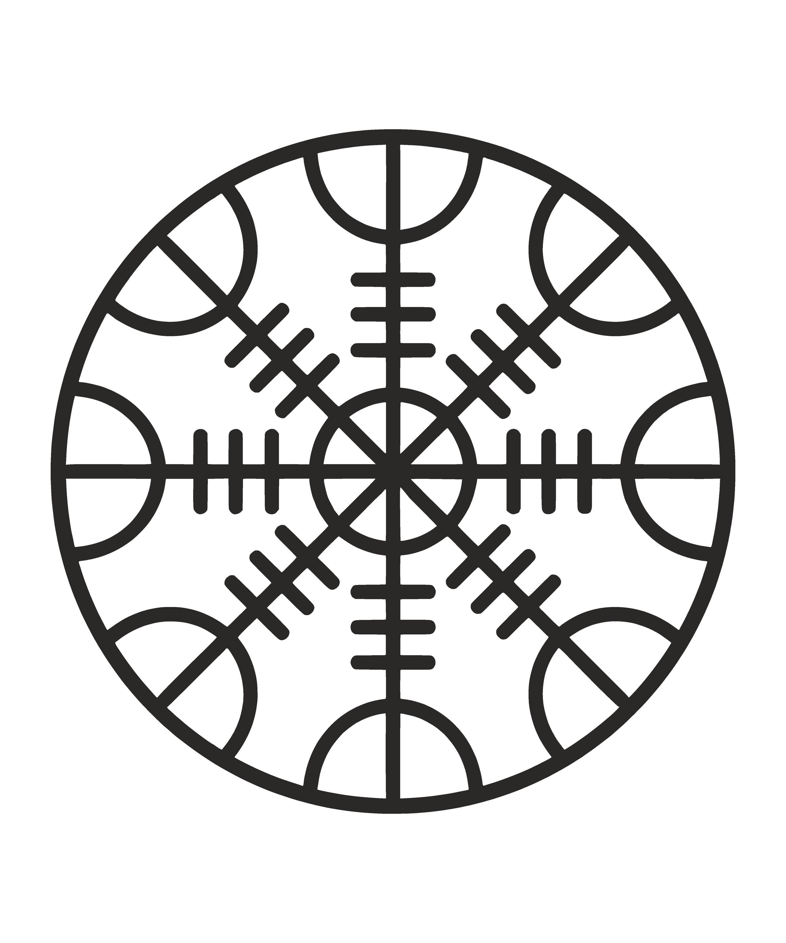 Vegvisir SVG, Viking Svg, Viking Compass Svg, Valhalla Svg, Viking ...