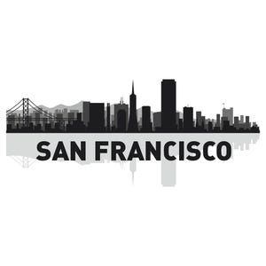 San Francisco Skyline SVG, San Francisco Skyline, San Francisco SVG ...
