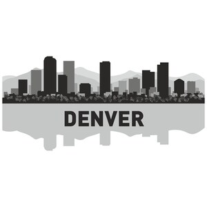Denver Skyline SVG, Denver SVG, Denver PNG, Denver Colorado Vector ...