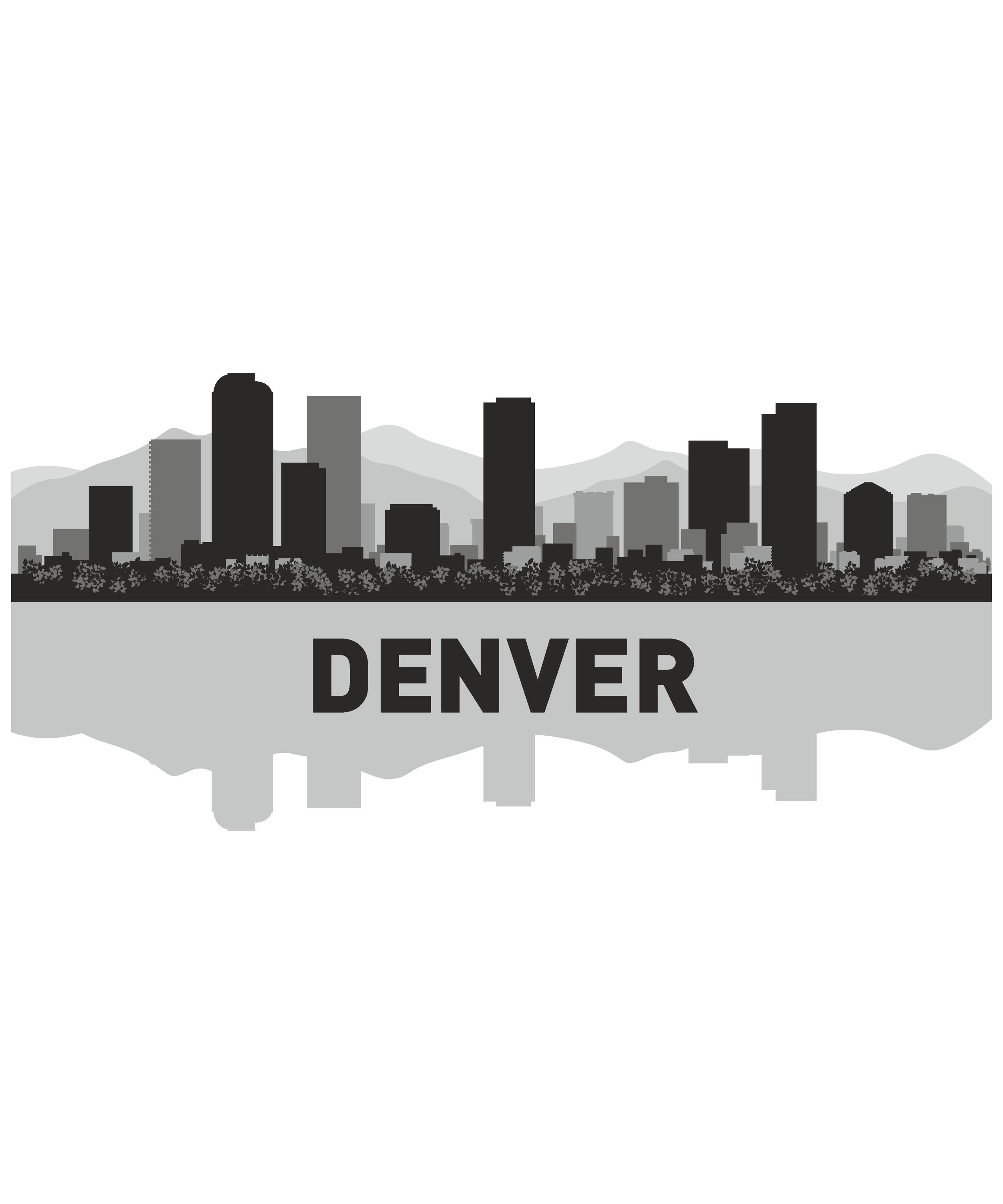 Denver Skyline SVG, Denver SVG, Denver PNG, Denver Colorado Vector ...