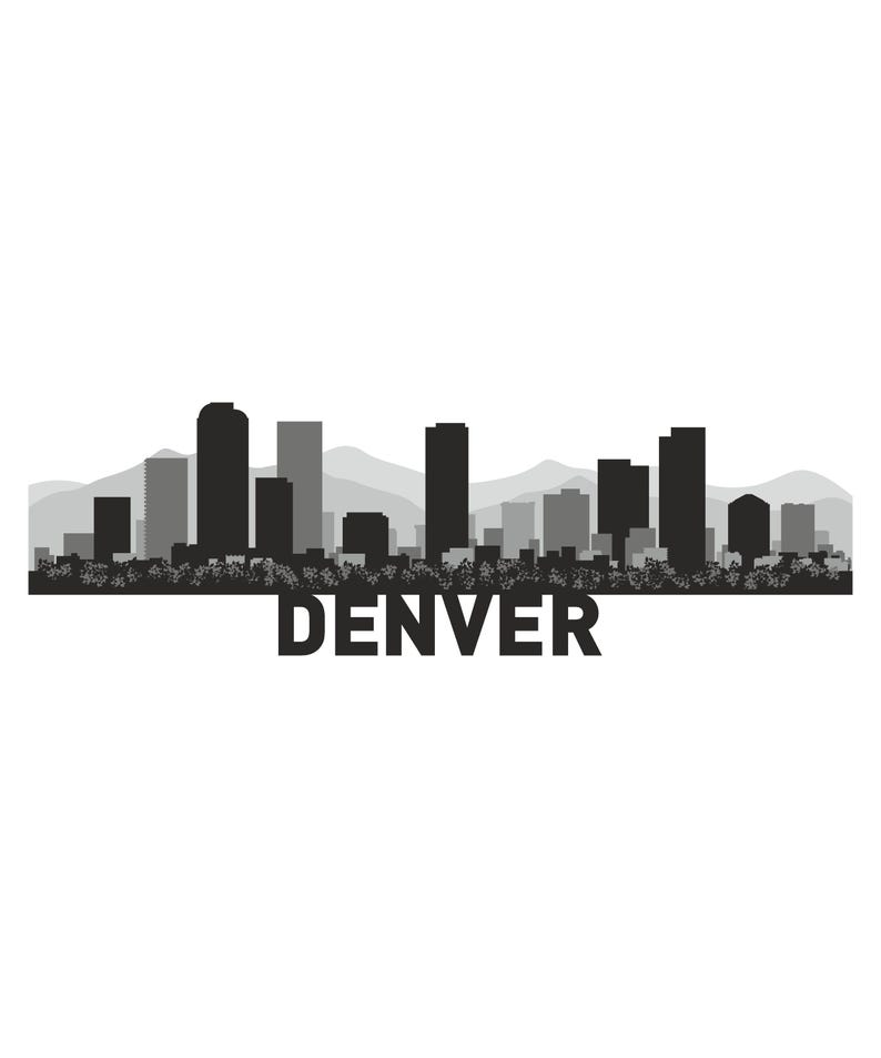 Denver Skyline SVG, Denver SVG, Denver PNG, Denver Colorado Vector ...