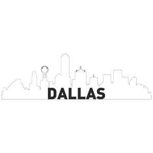 Dallas Skyline Svg, Dallas Svg, Texas Svg, Png, Instant Download ...