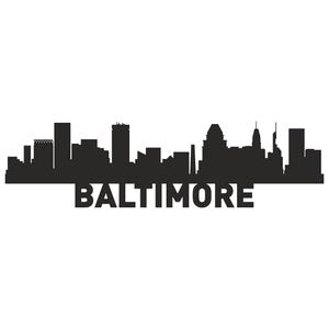 Baltimore Skyline SVG, Baltimore PNG, Baltimore Vector, Baltimore ...