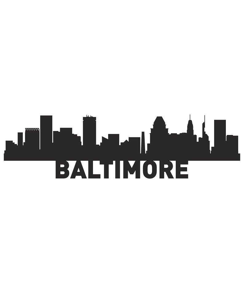 Baltimore Skyline SVG, Baltimore PNG, Baltimore Vector, Baltimore ...
