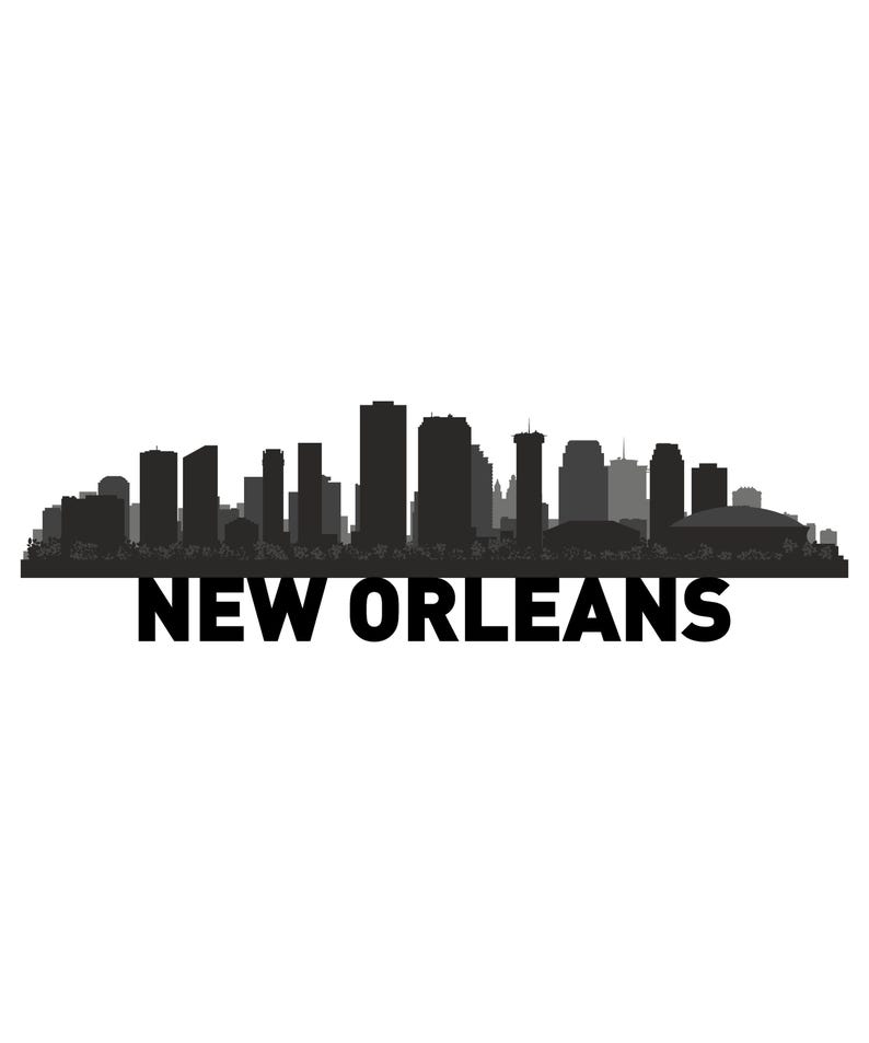 New Orleans Skyline SVG, New Orleans SVG, New Orleans PNG, New Orleans ...