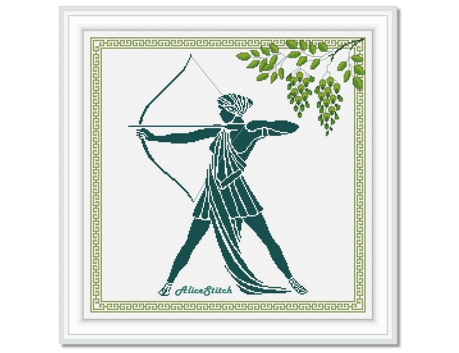 Greek Bow And Arrow