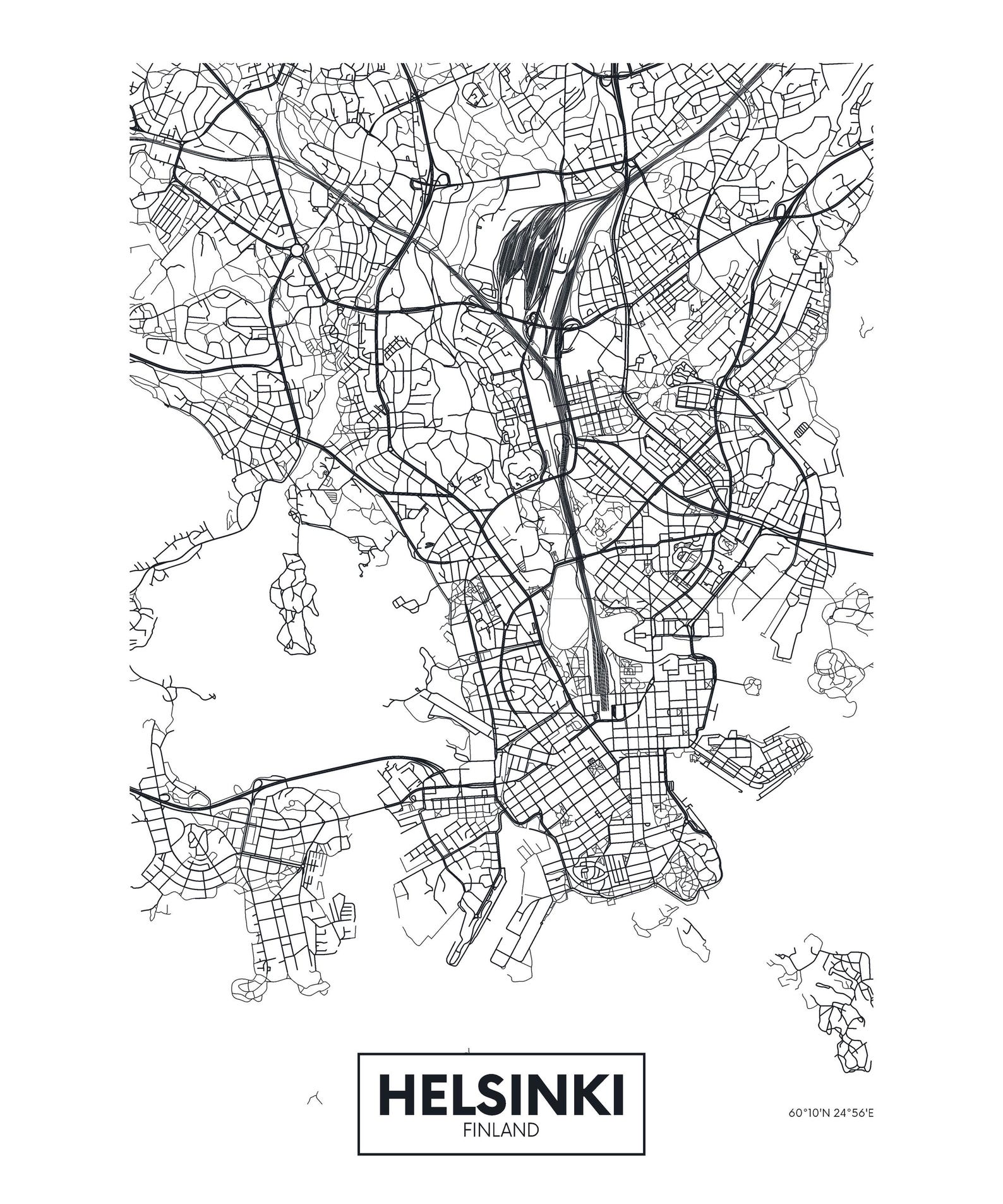 Helsinki Svg,png,cdr,ai,eps,dxf, Helsinki Map, Helsinki Art, Street ...