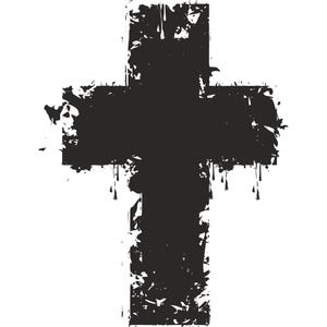 Distressed Cross Svg, Abstract Cross Svg, Distress Cross Svg, Cross SVG ...