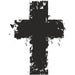 Distressed Cross Svg, Abstract Cross Svg, Distress Cross Svg, Cross SVG ...