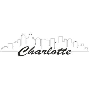 Skyline Charlotte Svg, Png, Charlotte Skyline Silhouette, North ...