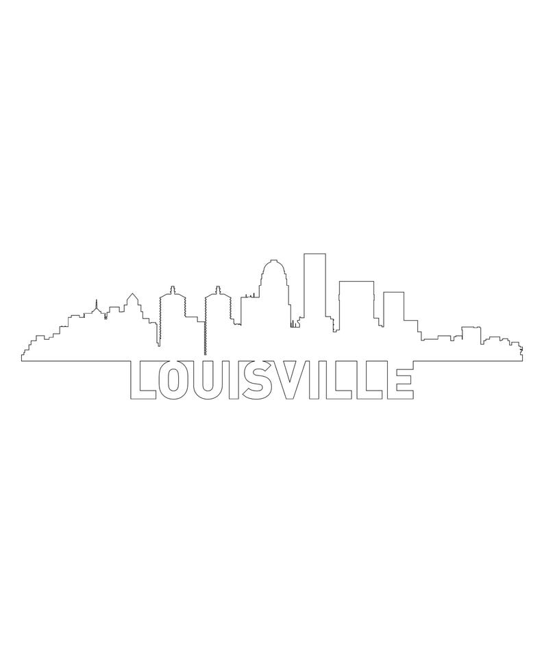 Louisville Skyline, Louisville Svg, Louisville Kentucky, Louisville ...