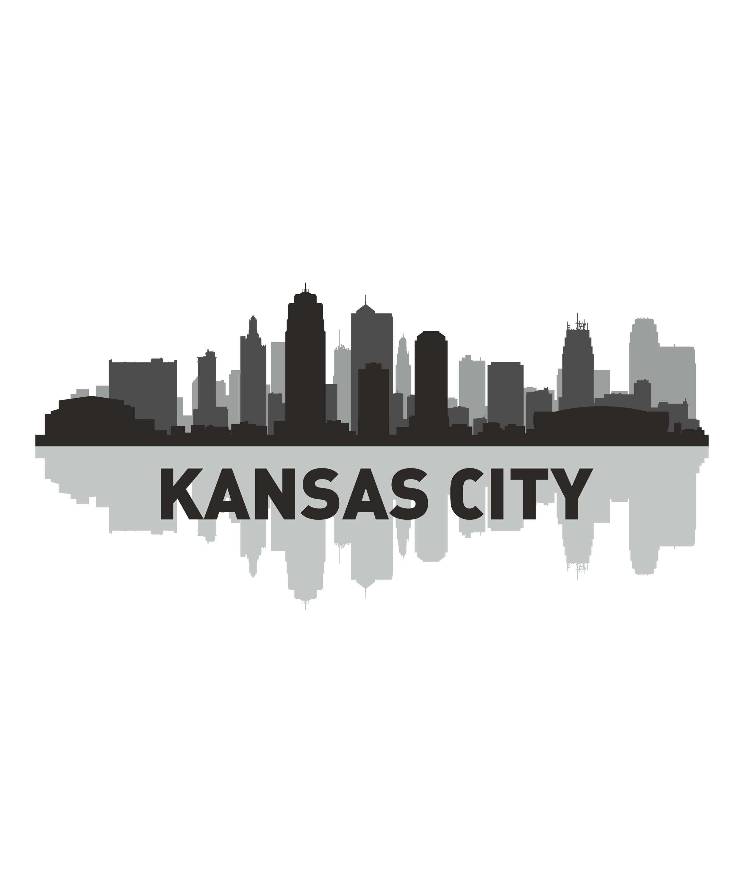 Kansas City Skyline SVG, Kansas Skyline, Kansas Silhouette, Kansas City ...