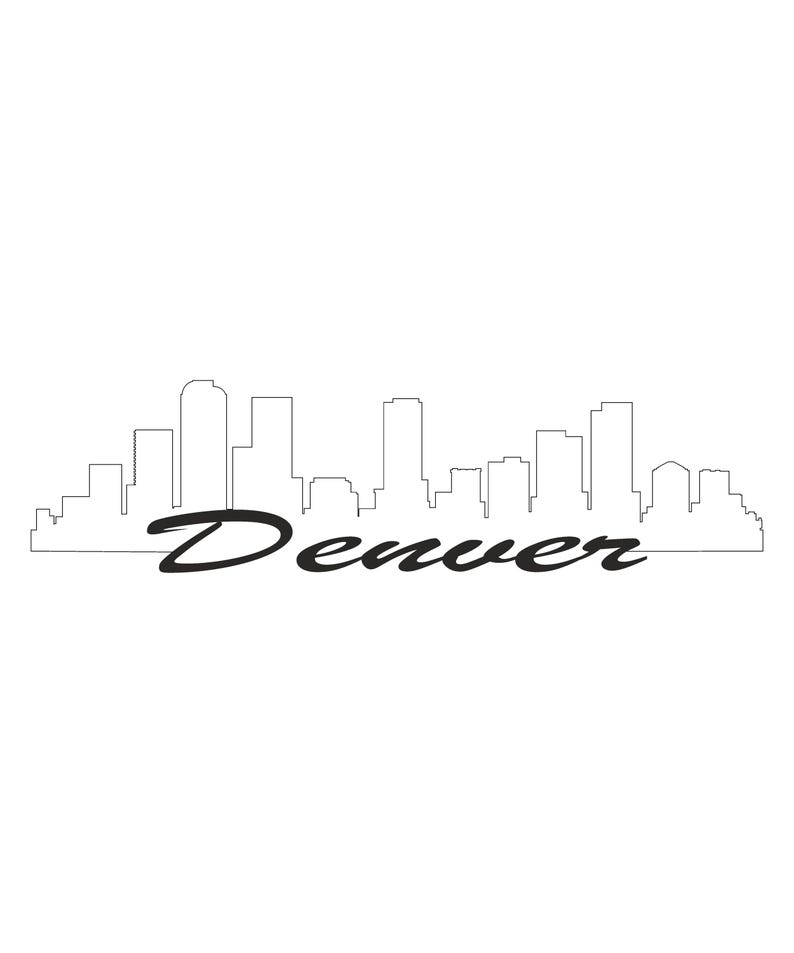 Denver Skyline SVG, Denver SVG, Denver PNG, Denver Colorado Vector ...