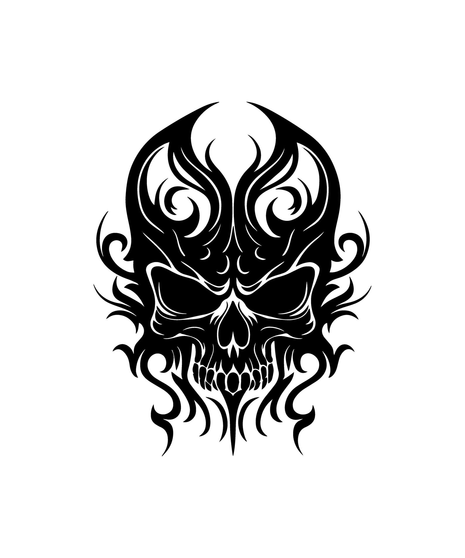 Skull SVG, Skull Clipart, Skull Vector, Skull Head Svg, Skull Head ...