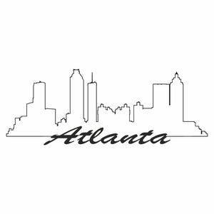 Atlanta Skyline Svg, ATLANTA Silhouette SVG, Atlanta Svg, Georgia ...