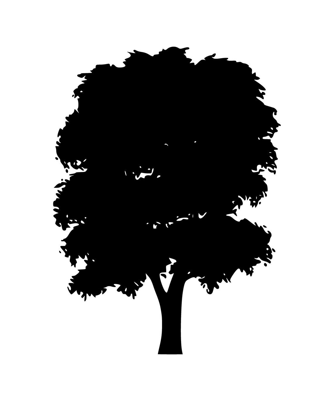 Tree Silhouette SVG, Tree Svg, Tree Vector, Tree of Life Svg, Forest ...